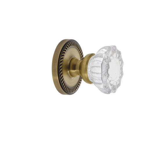 Grandeur Newport Rosette Single Dummy with Versailles Crystal Door Knob - Wayfair Canada